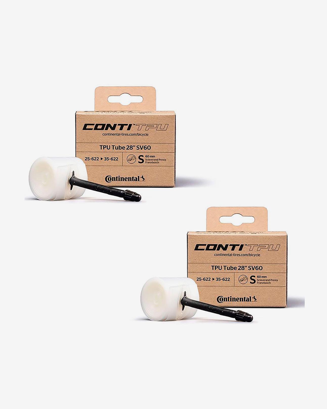 Pack camera d'aria Continental TPU 28" Valvola Presta 60 mm (2 unità ...