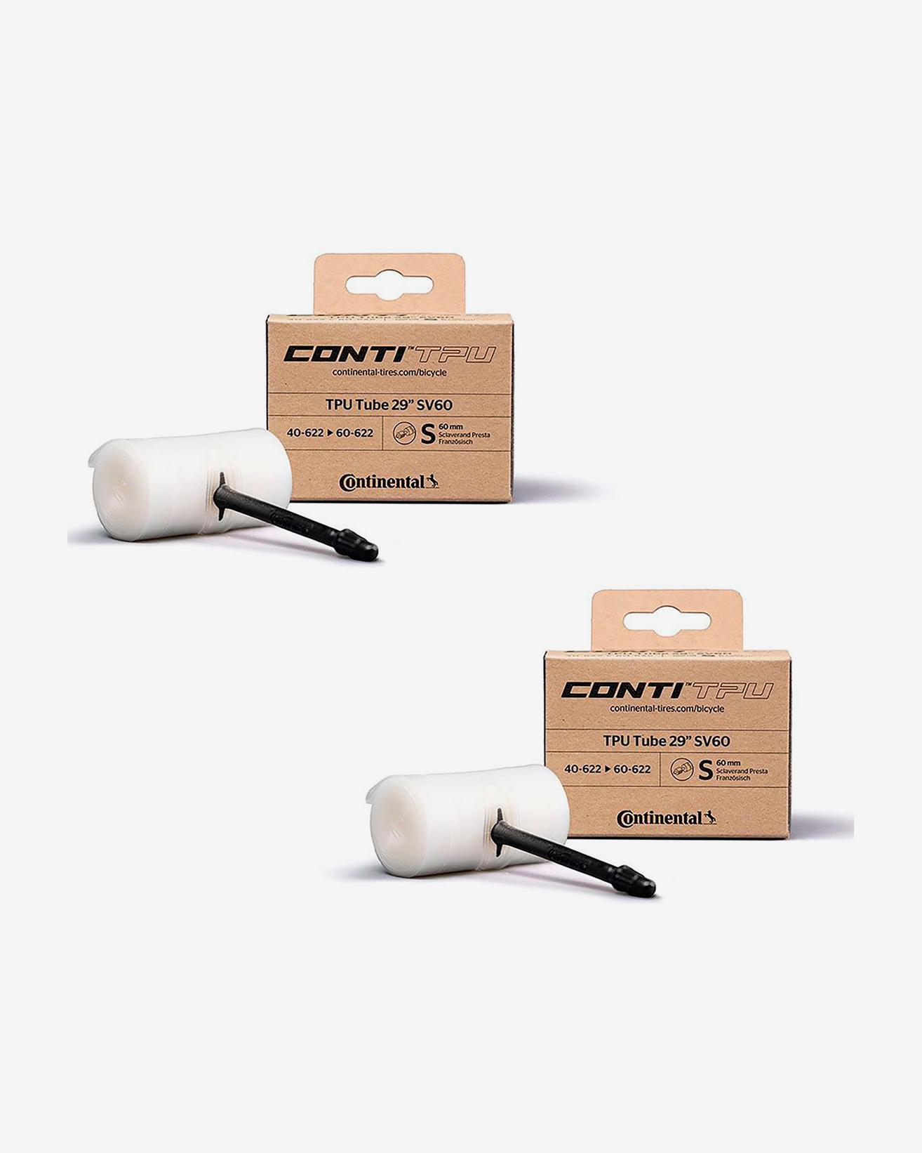 Pack cámara Continental TPU 29" Válvula Presta 60 mm (2 unidades ...