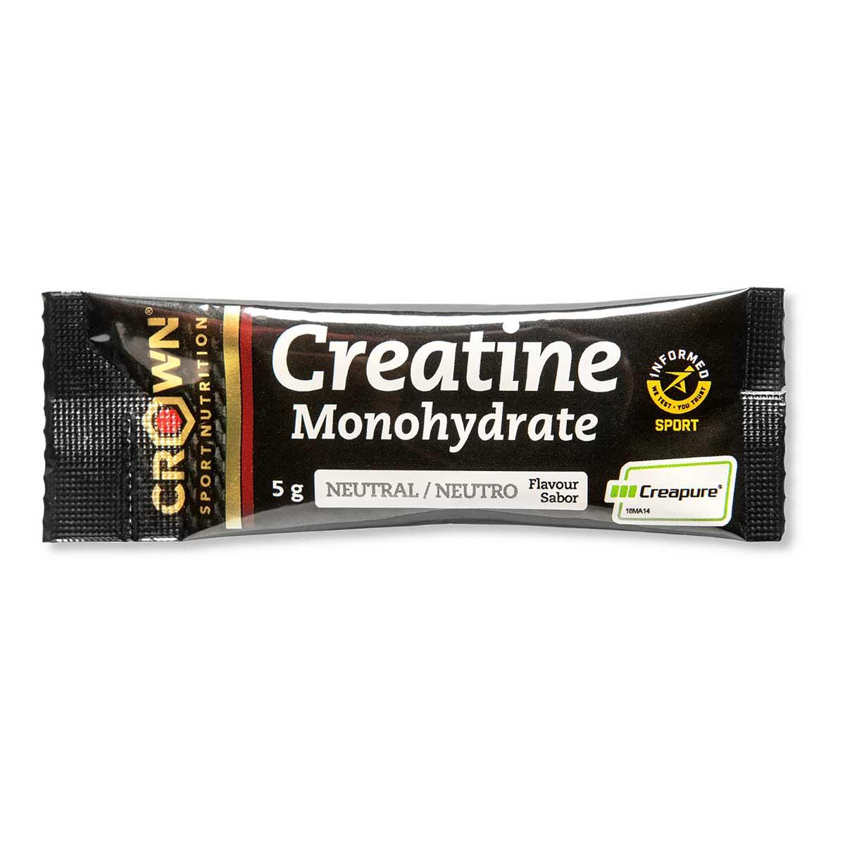 Crown Sport Nutrition Creatine Monohydrate 5g Sachet Neutral Flavour
