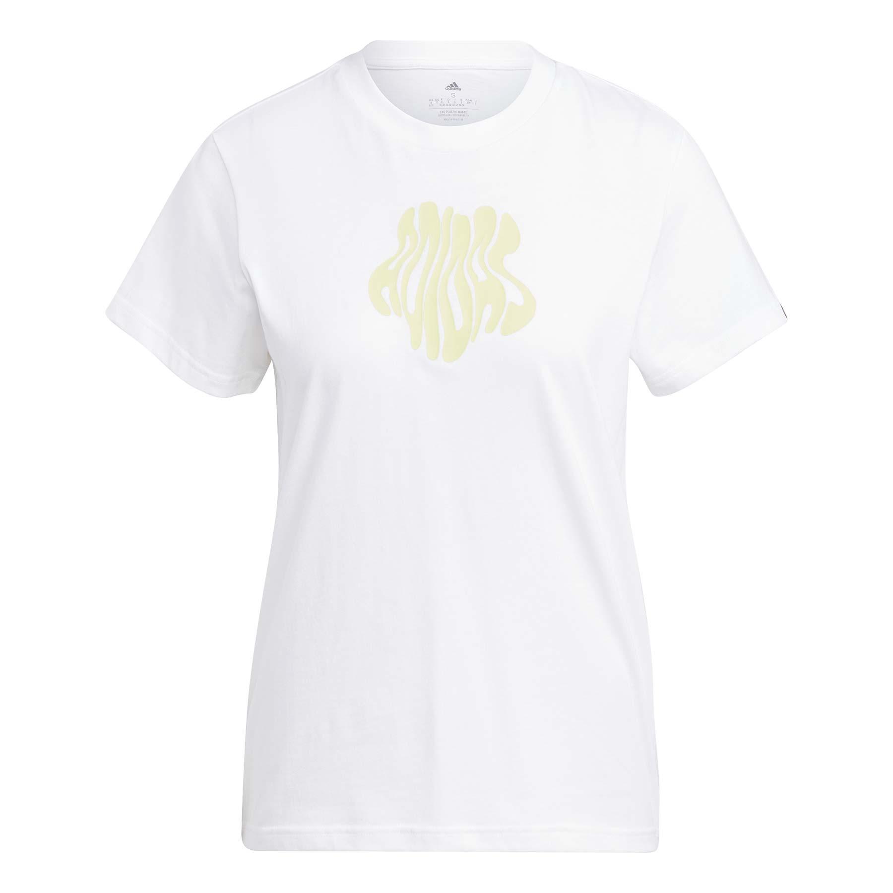 Camiseta adidas Floral Graphic manga corta mujer | Deporvillage