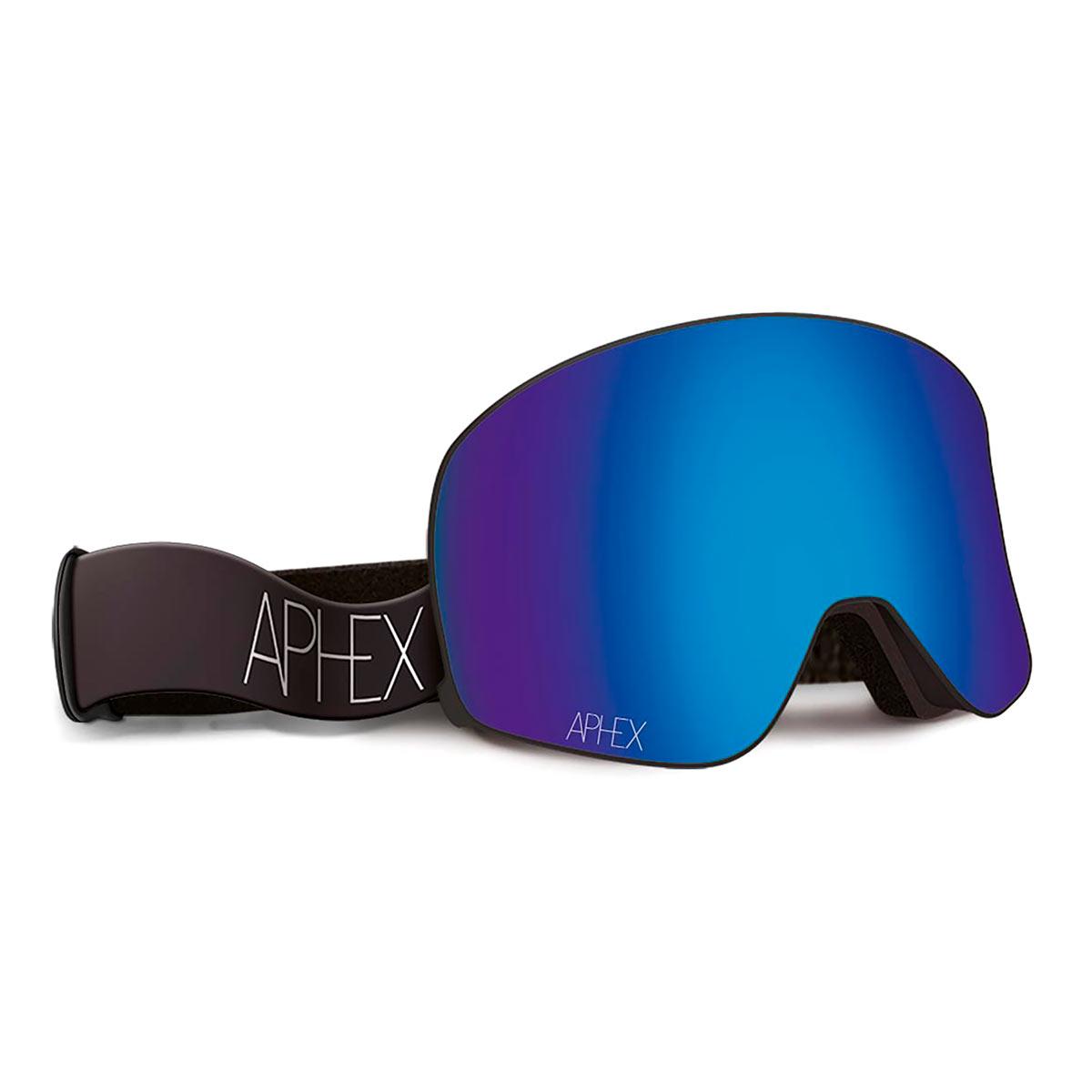 Ski Goggles Aphex Virgo Black with Blue Mirrored Lens | Deporvillage