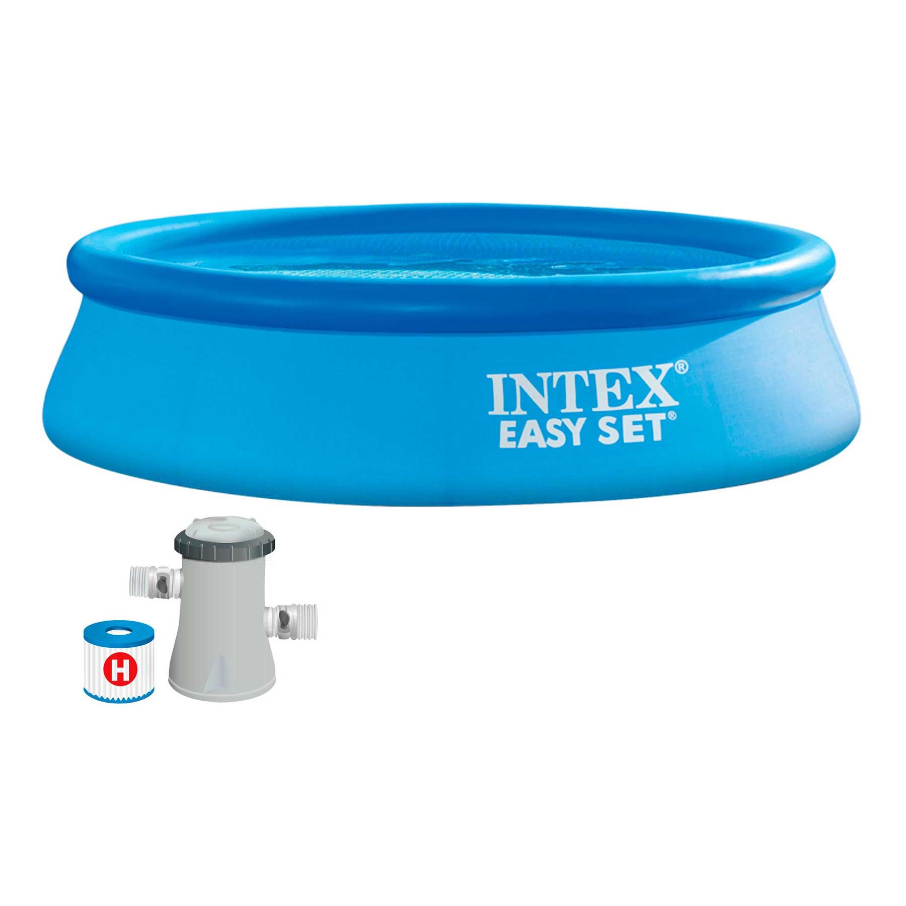Inflatable swimming pool Intex Easy Set 3.853 litres + filter system ... Inflatable swimming pool Intex Easy Set 3.853 litres + filter system ...