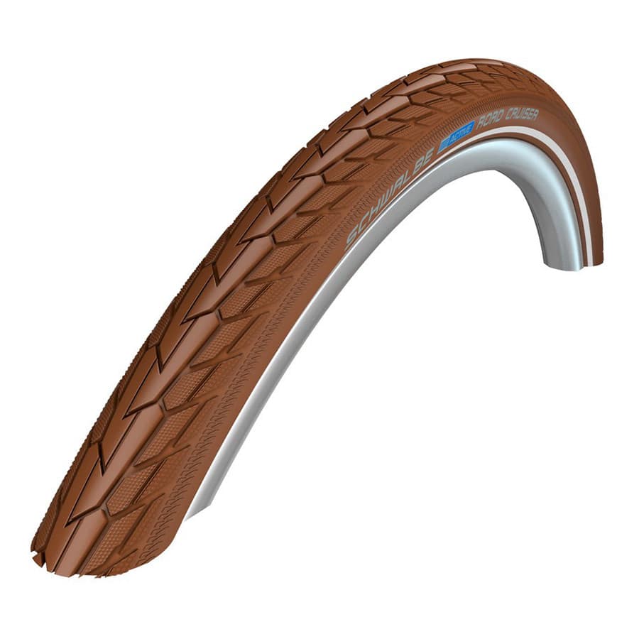 Schwalbe Road Cruiser 26x1.75 GreenCompound K Guard TwinSkin Wired Tyre beige reflex Deporvillage