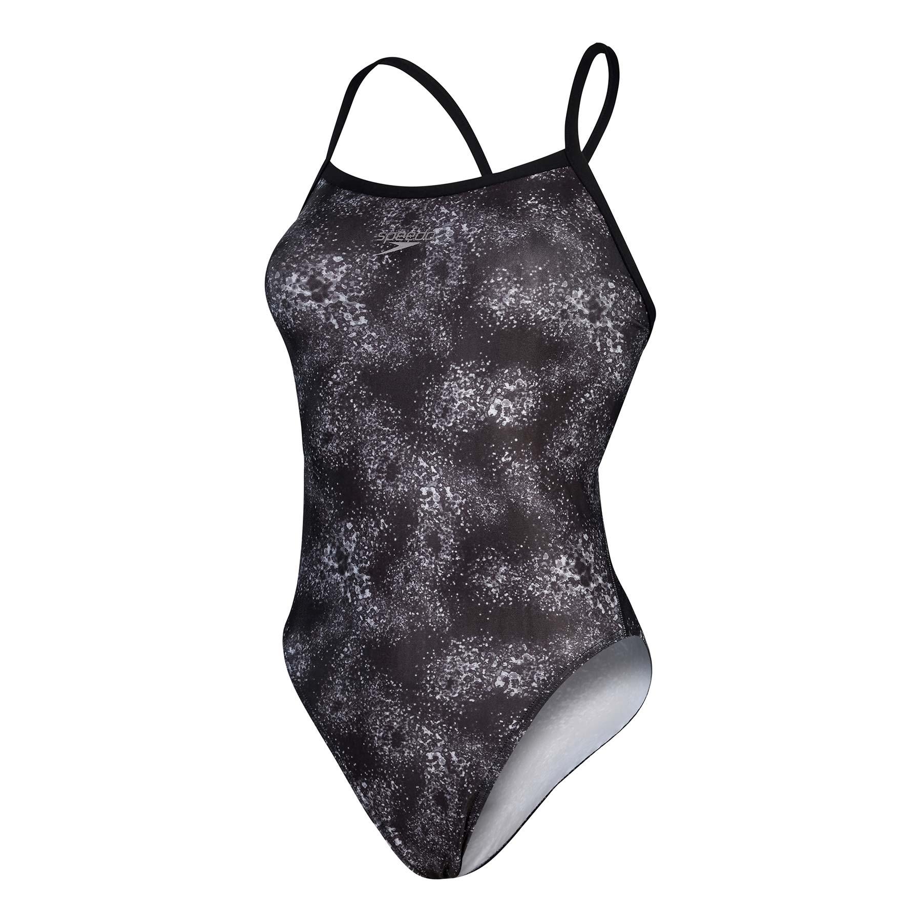 Speedo Allover Digital Turnback One Piece Swimsuit Women | Deporvillage
