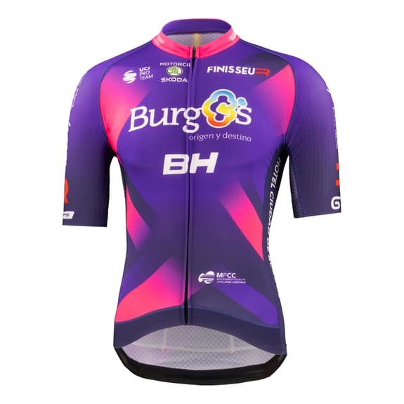Maillot Burgos BH 2023 Race manga corta lila | Deporvillage
