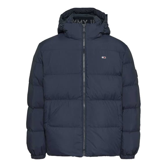Giacca con cappuccio Tommy Jeans Essential Down Deporvillage