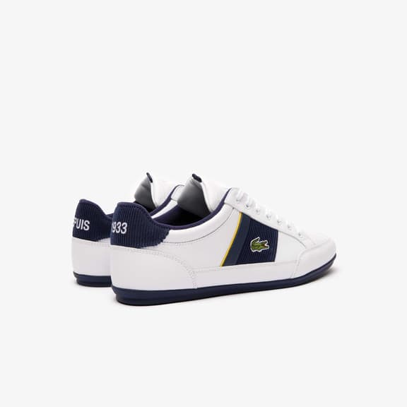 Lacoste chaymon white navy store