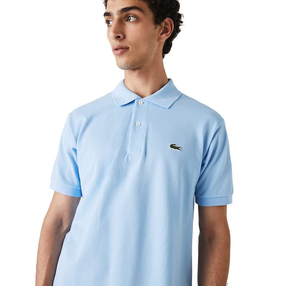 Blue lacoste shirt store