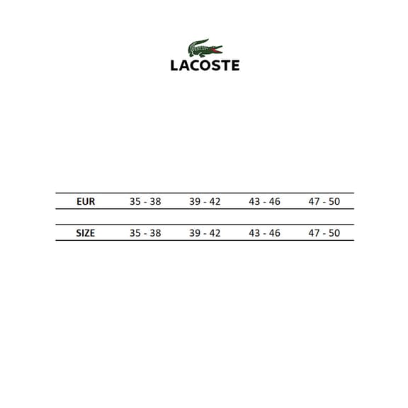 Chaussettes Lacoste Cotton 5 unites Deporvillage